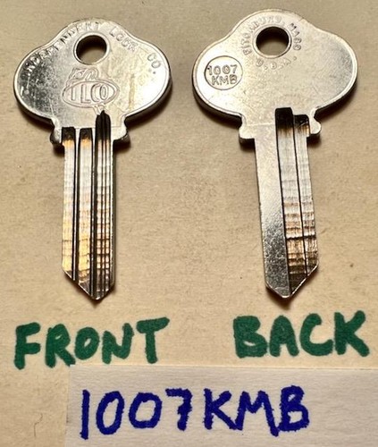 LOT OF 10 Vintage 1970s 1980s NOS ILCO 1007KMB key blanks new old stock ...