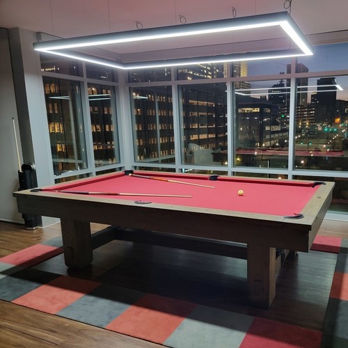 8FT Modern Pool Table Lighting - Perimeter LED Billiard Lights | eBay