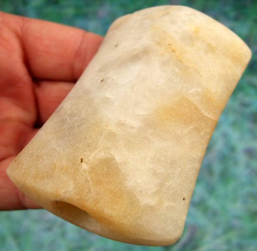 Super Fine G10 Indiana Farraginous Quartz Hourglass Bannerstone w COA ...