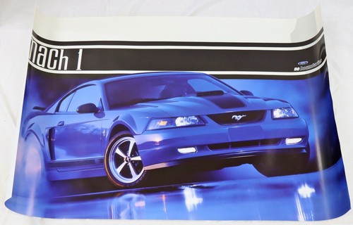 2003 2004 Mustang Mach 1 Ford poster NOS 39in x 26.5in | eBay