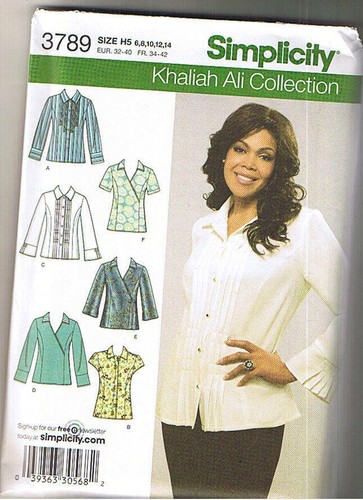 Simplicity Pattern 3789 Misses Shirts Size 6-14 NEW UNCUT FF | eBay