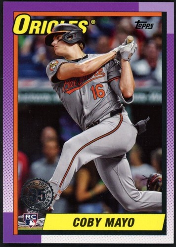 2025 Topps Series 1 Coby Mayo #T90-93 1990 Topps 35th Anniversary ...