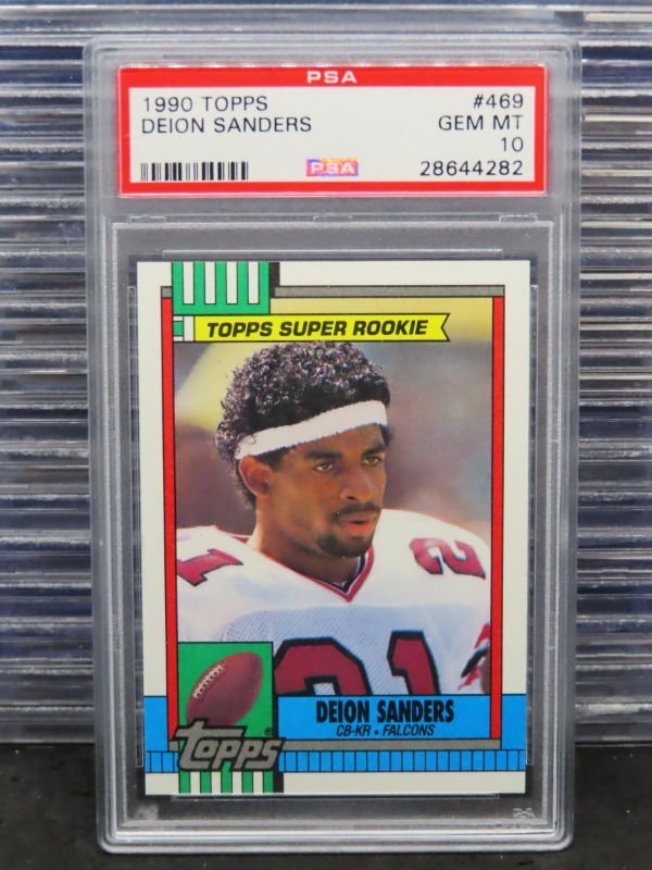 Deion Sanders 1990 Topps #469 Base PSA 10 Price Guide - Sports Card ...
