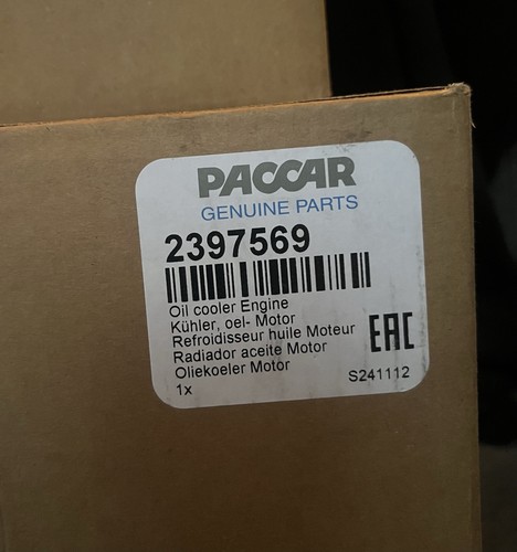 Paccar MX13 Oil Cooler New PN - 2397569 | eBay