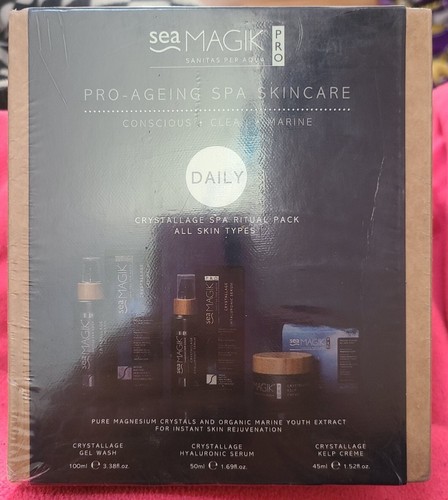 Sea Magik Pro-Ageing Spa Skincare Crystallage Spa Ritual Pack - NEW ...