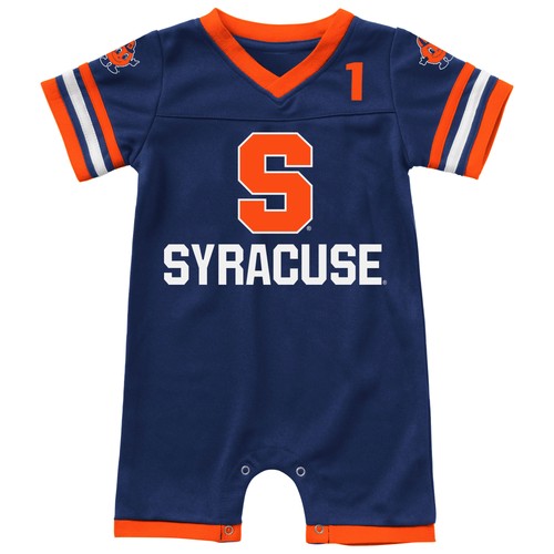 Infant Colosseum Navy Syracuse Orange Bumpo Football Romper | eBay