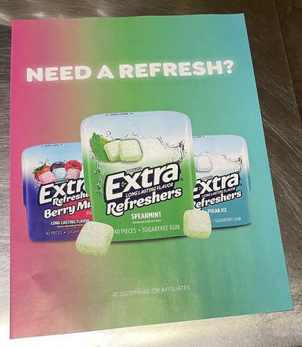 Extra Chewing Gum Sugarfree Full Page Print Advertisement | eBay