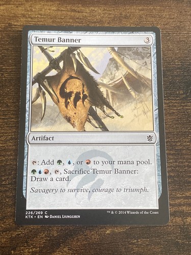 Temur Banner (226) Khans of Tarkir MTG Magic The Gathering L2012* | eBay