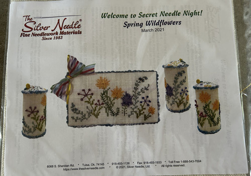 The Silver Needle Cross Stitch PATTERN only SNN Spring Wildflowers ...