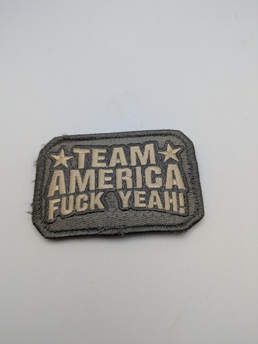 Green Team America F Yeah Hook and Loop Patch | eBay
