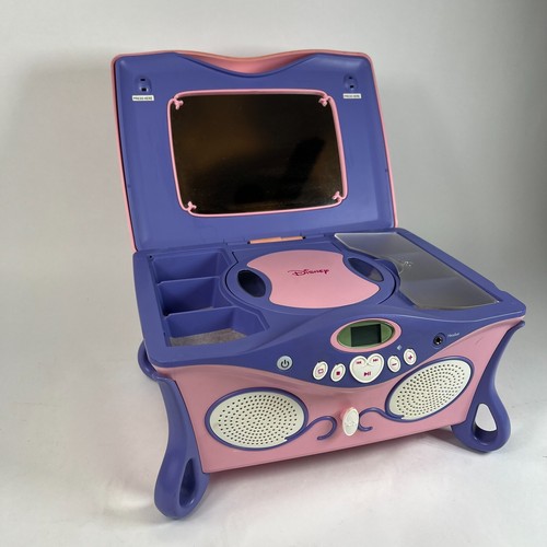 Disney Princess CD Jukebox Player Jewelry Box Pink Purple (TESTED ...