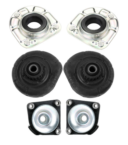 Set of 2 Shock Mounts + Strut Mount Bushing & strut mount Plate for ...