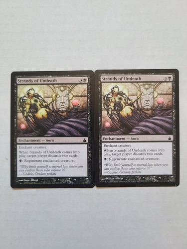 2× Strands of Undeath - Ravnica - Magic The Gathering - MTG ...