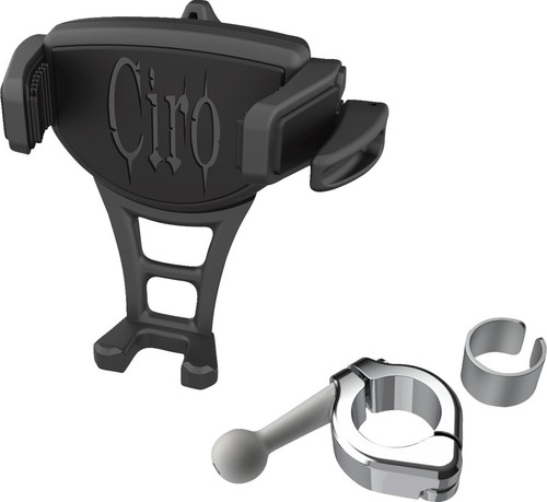 Ciro Constrictor Phone Holder w/ Chrome 7/8"-1" Handlebar Mount (50352 ...