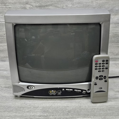Vintage Durabrand DWT1304 13in CRT TV Monitor Retro Gaming Remote ...