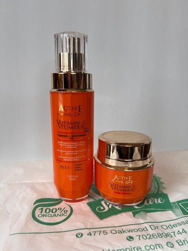 Active Caviar Drip Vitamin C + Turmeric Serum & Face cream (ORIGINAL ...
