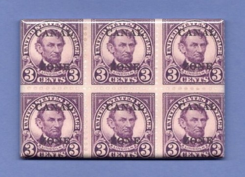 ABRAHAM LINCOLN STAMP *2X3 FRIDGE MAGNET* USPS PHILATELIC POSTAGE 3 ...