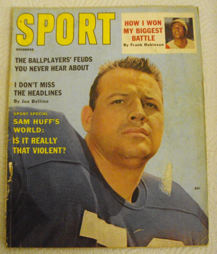 Sport Magazine - Sam Huff - December 1961 | eBay
