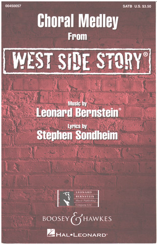 Hal Leonard Bernstein Boosey & Hawkes West Side Story Choral Medley ...