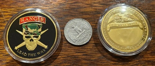 US Army Ranger Challenge Coin - Rangers Lead the Way | eBay