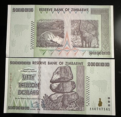 Zimbabwe Bank Notes for sale | eBay