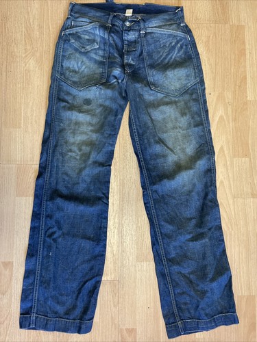 471 RRL Jeans Women's buckle back wide leg pockets design denim ...