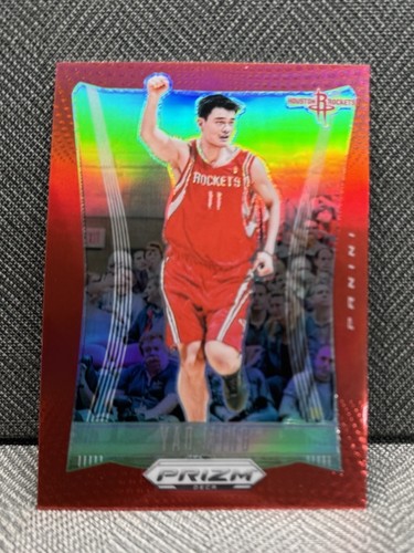 2024 Panini Prizm Deca #112 Yao Ming Red Prizm /199 Jersey Color Match ...
