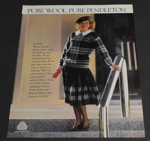 1988 Print Ad Sexy Heels Fashion Long Legs Lady Blonde Pendleton Skirt ...