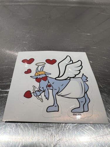 GOAT USA Cupid Goat Sticker. Single Sticker. Brand New. | eBay