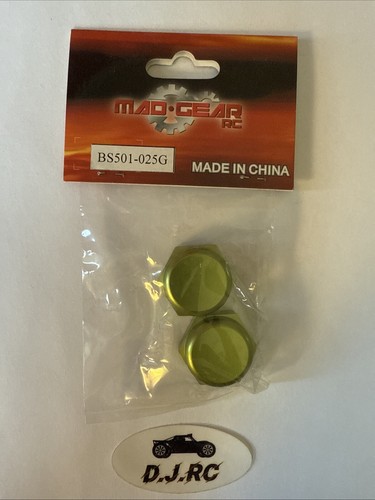 Mad Gear RC Dallas 5E M18 nut 2 pcs(Green) 72P-BS501-025G | eBay