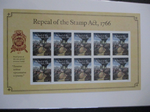 10 Forever Stamps Repeal of the Stamp Act, 1766 U.S. Stamps | eBay