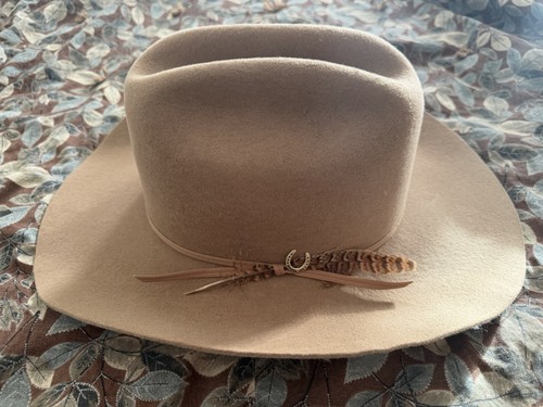 Seager Co. Longhorn 4X Color “Fawn” 7-3/4 Cowboy Hat | eBay