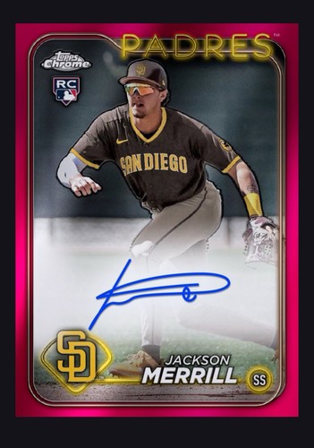 DIGITAL CARD- 2024 Topps Chrome - Rookie Autographs Jackson Merrill /5 ...