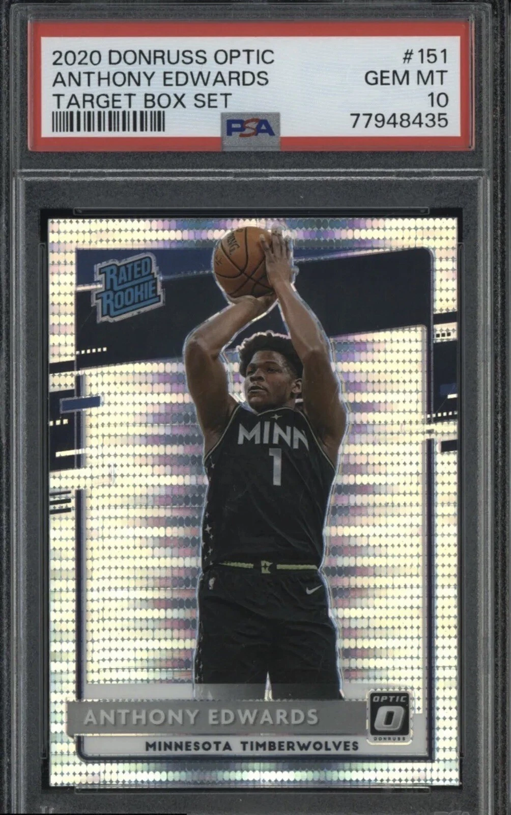 Anthony Edwards 2020 Optic #151 Target Box Set Price Guide - Sports ...
