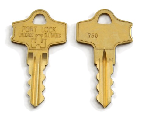 2 Fort Lock Double Sided Key Blanks K750 | eBay