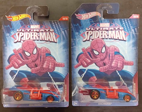 Hot Wheels #10/10 Marvel Ultimate Spider Man Arachnorod Sun Faded Cards ...