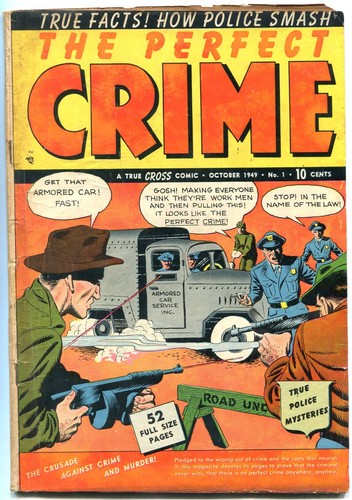 Perfect Crime--#1--1949--COMIC BOOK--Cross--VG | eBay