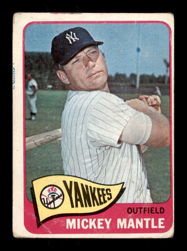 1965 Topps #350 Mickey Mantle Lower Grade | eBay