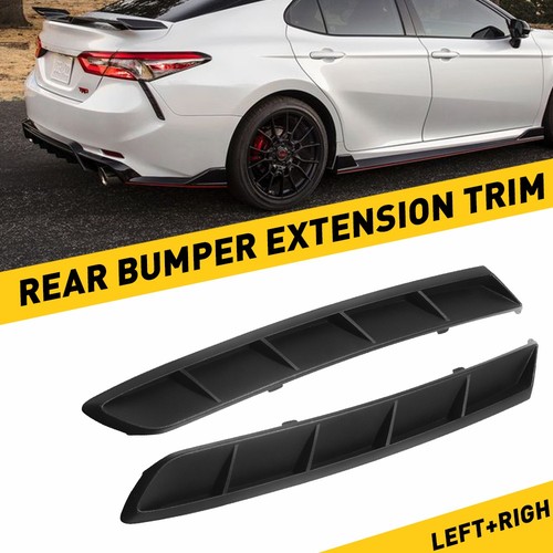 2Pcs Rear Extension Trim Bumper Left & Right Side for Toyota 2018-2022 ...