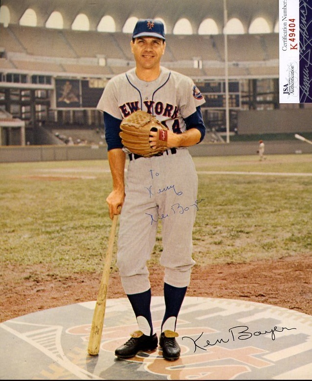 Ken Boyer Autographed Memorabilia | Signed Photo, Jersey, Collectibles ...
