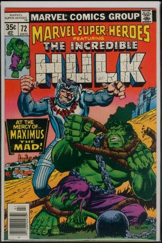 Marvel Comics MARVEL SUPER-HEROES #72 Reprints HULK #119 VFN/NM 9.0 | eBay