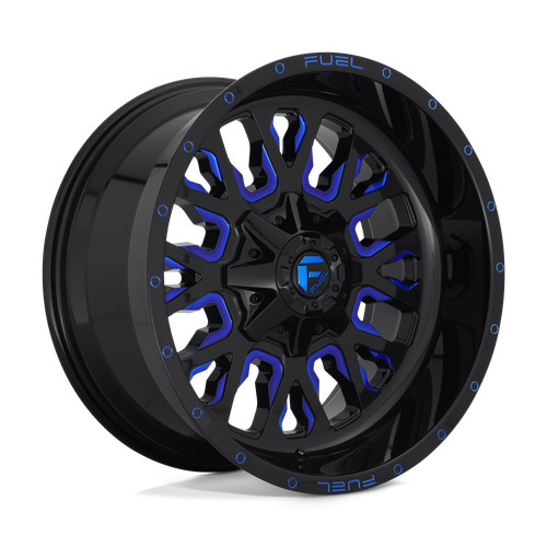 Set of 4 Fuel Off Road D645 STROKE Wheels 20X9 6X120/5.5 BLACK-BTTC ...
