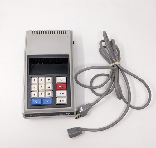 Sharp Electronic Desktop Calculator QT-8D Micro Compet | eBay