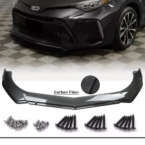 For 2017-2019 Toyota Corolla SE XSE Front Bumper Lip Spoiler+Splitter ...