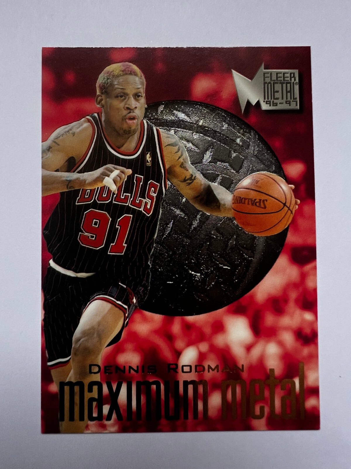 Dennis Rodman 1996 Metal #15 Maximum Metal Price Guide - Sports Card ...