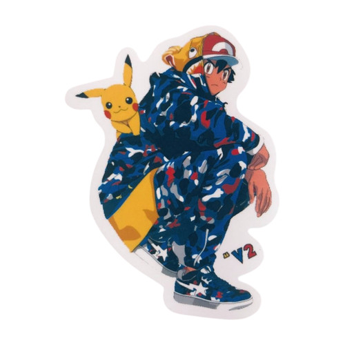 Ash + Pikachu Pokémon Sticker | eBay