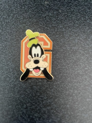 Disney Disneyland Varsity Block Letters Series Letter G Goofy Face 3D ...