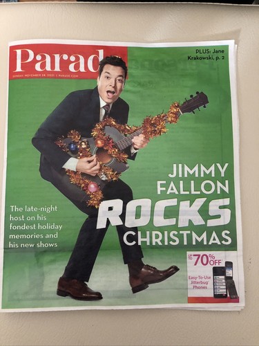 Parade - the Jimmy Fallon Rocks Christmas November 28, 2021 issue | eBay