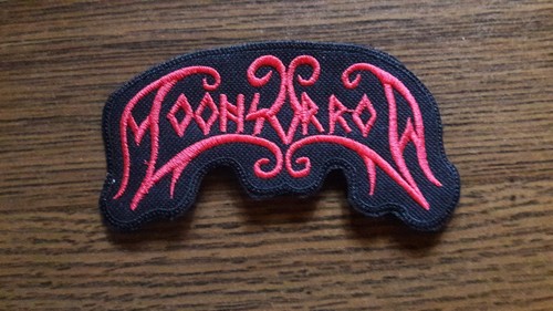 MOONSORROW,SEW ON RED EMBROIDERED PATCH | eBay