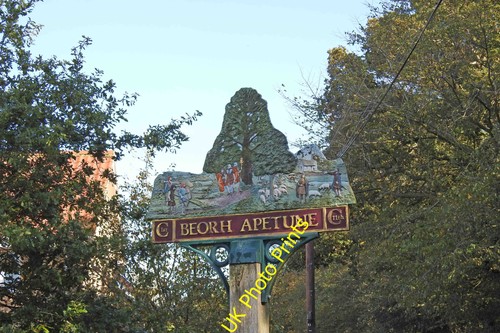 Photo A2 Bergh Apton village sign The village is also known as ...